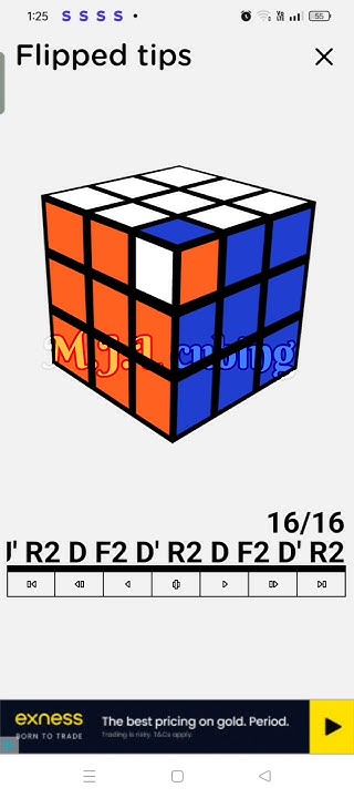 Make flipped tips pattern on Rubik's 😎 cube#short#ytshort#viralvideo - YouTube