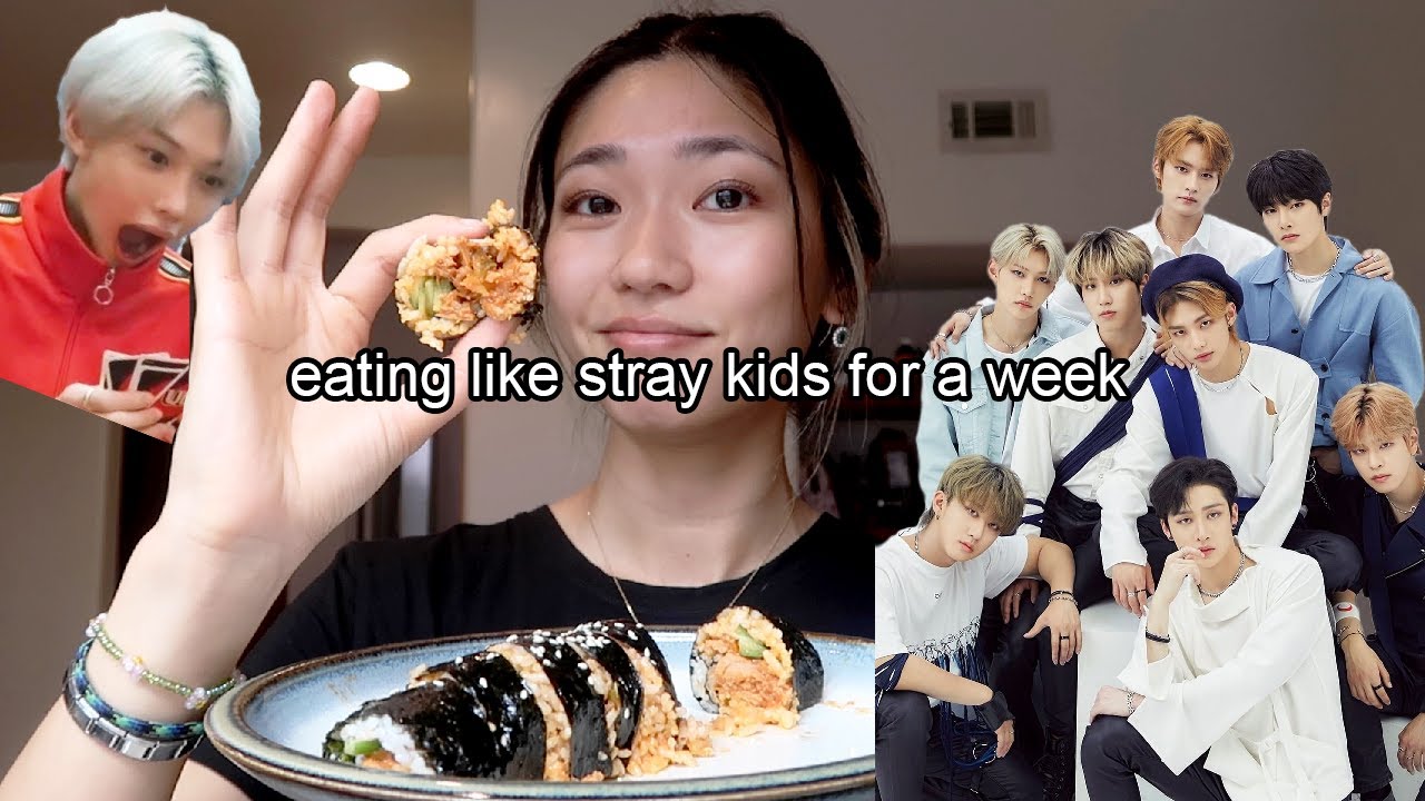 I ate like stray kids for a week 🐺 (what I eat in a week, easy recipes ...