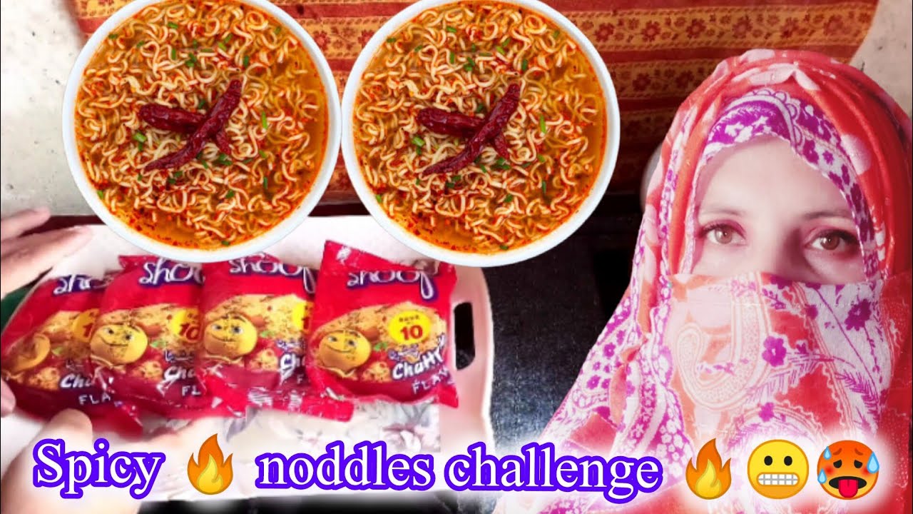 spicy 🔥 noddles challenge 🔥😬🥵 - YouTube