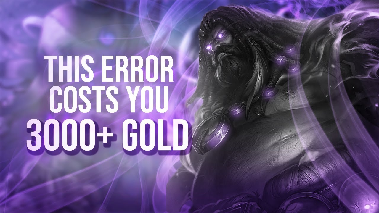 You are losing 3000+ gold because of this SIMPLE mistake - YouTube