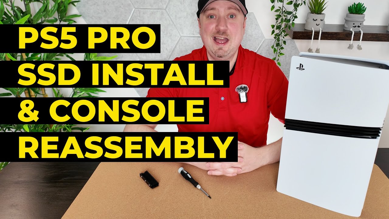 PS5 Pro Upgrade Tutorial | How to Install an SSD & put the console back ...