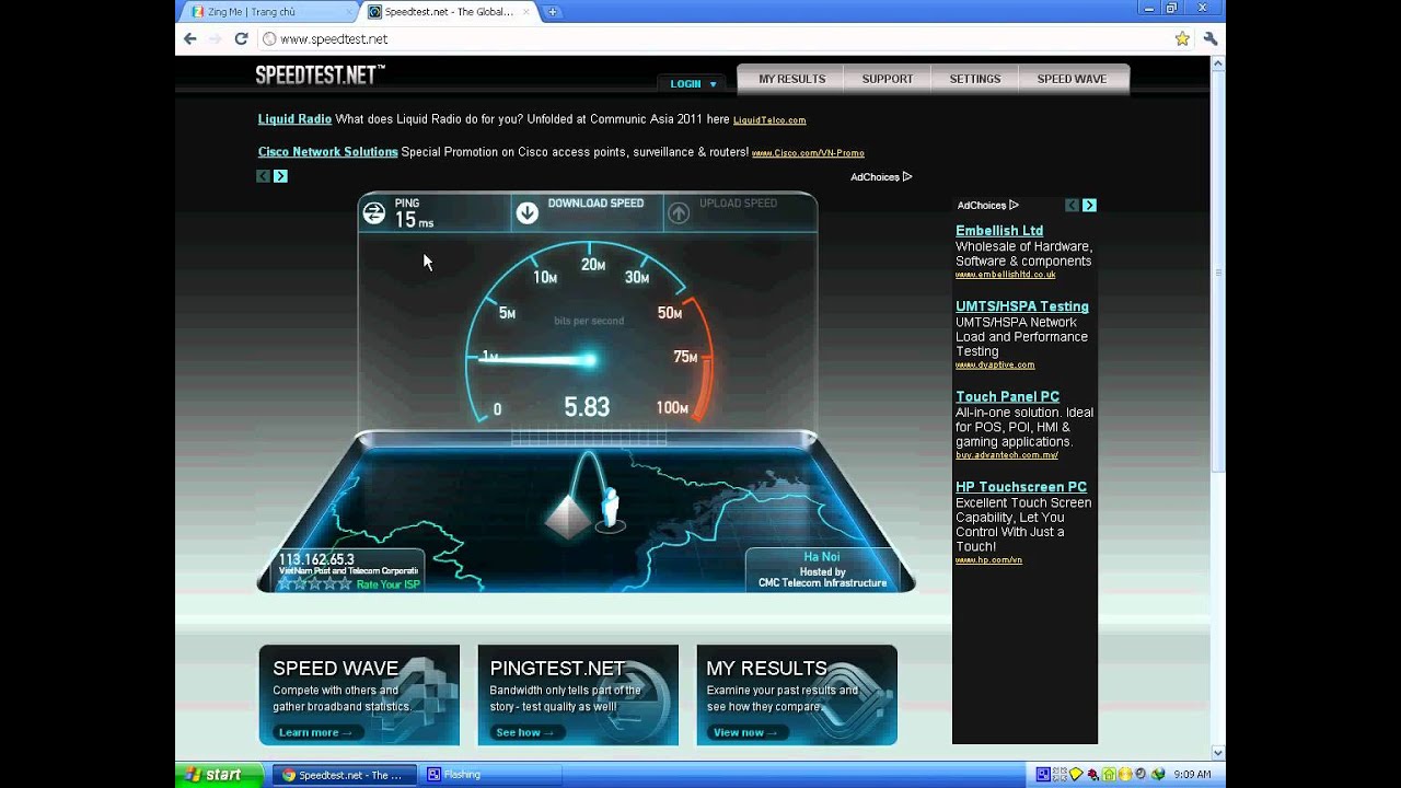 Speed Test .Net - YouTube