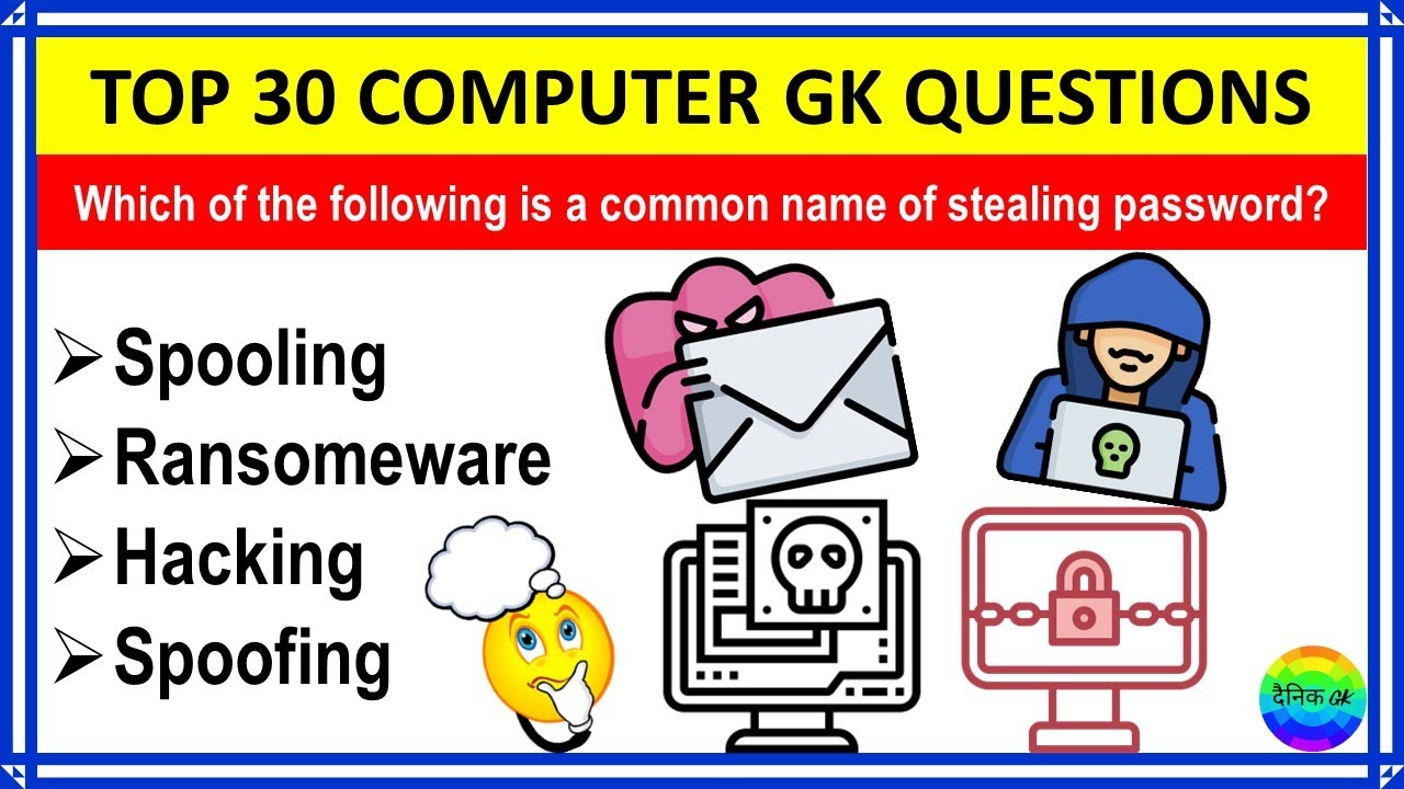 30 Computer GK Questions and Answers | Computer | GK Question ...