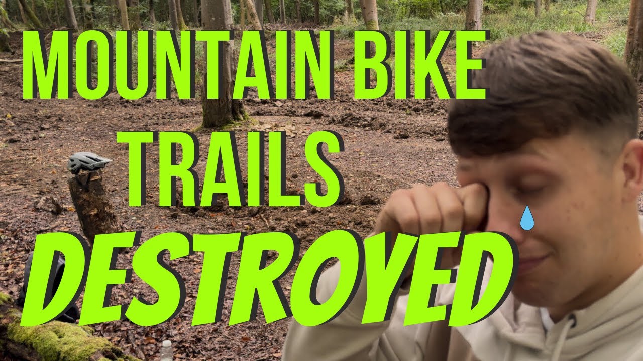 DESTROYED TRAILS | RIDING AT TRISCOMBE MTB - YouTube