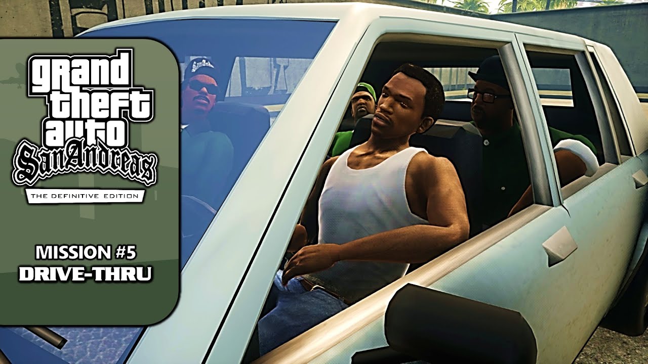 GTA SA (Definitive Edition) [100% Walkthrough] - Mission #5: Drive-thru ...