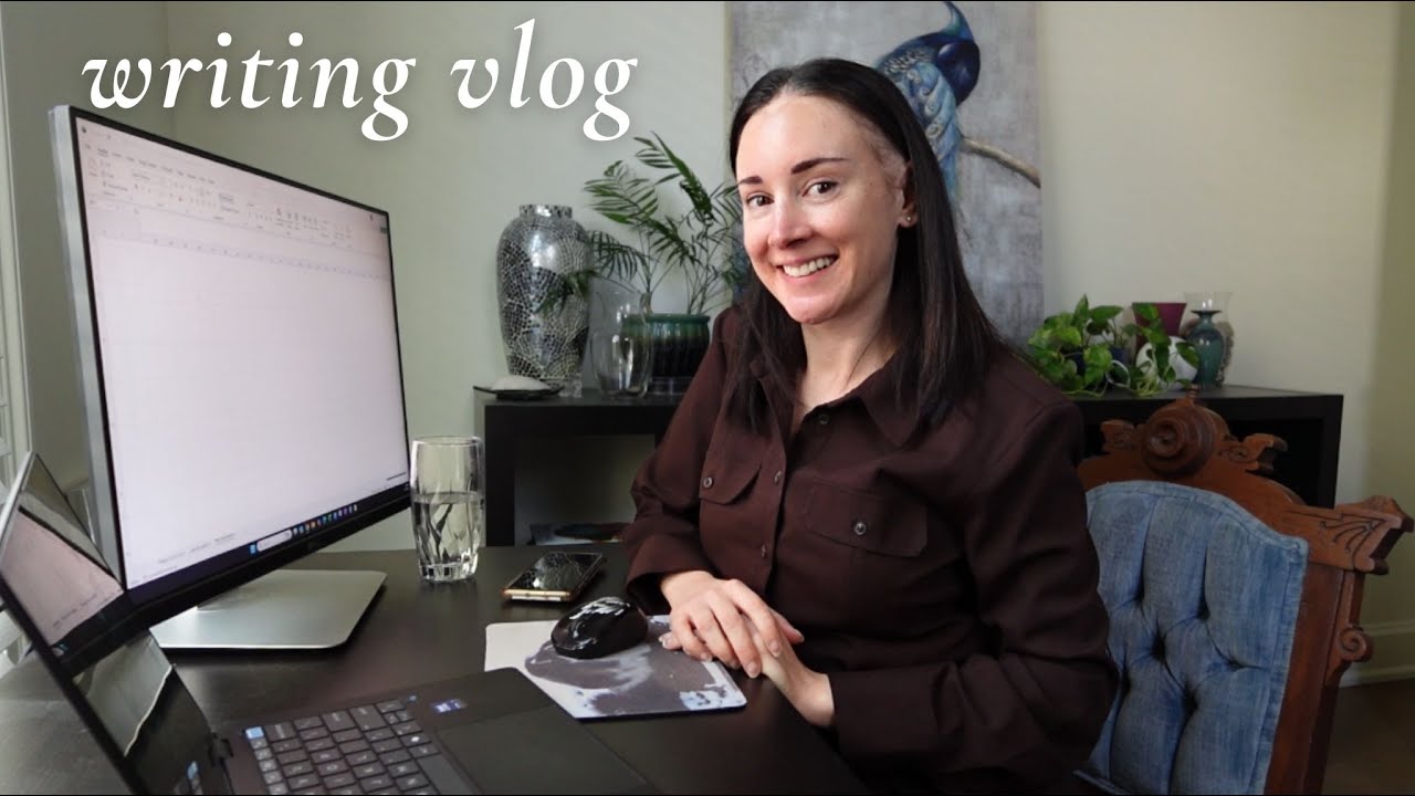 preparing to write the next draft of my fantasy novel | writing vlog ...