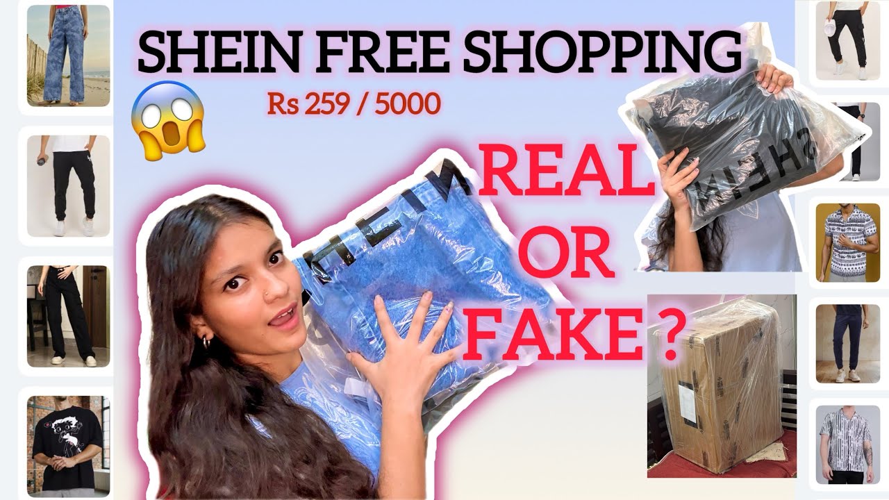Unboxing My SHEIN Free ₹5000 Shopping | Real or Fake? - YouTube