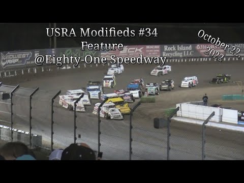 USRA Modifieds #34, Feature, 81 Speedway, 10/22/22 - YouTube