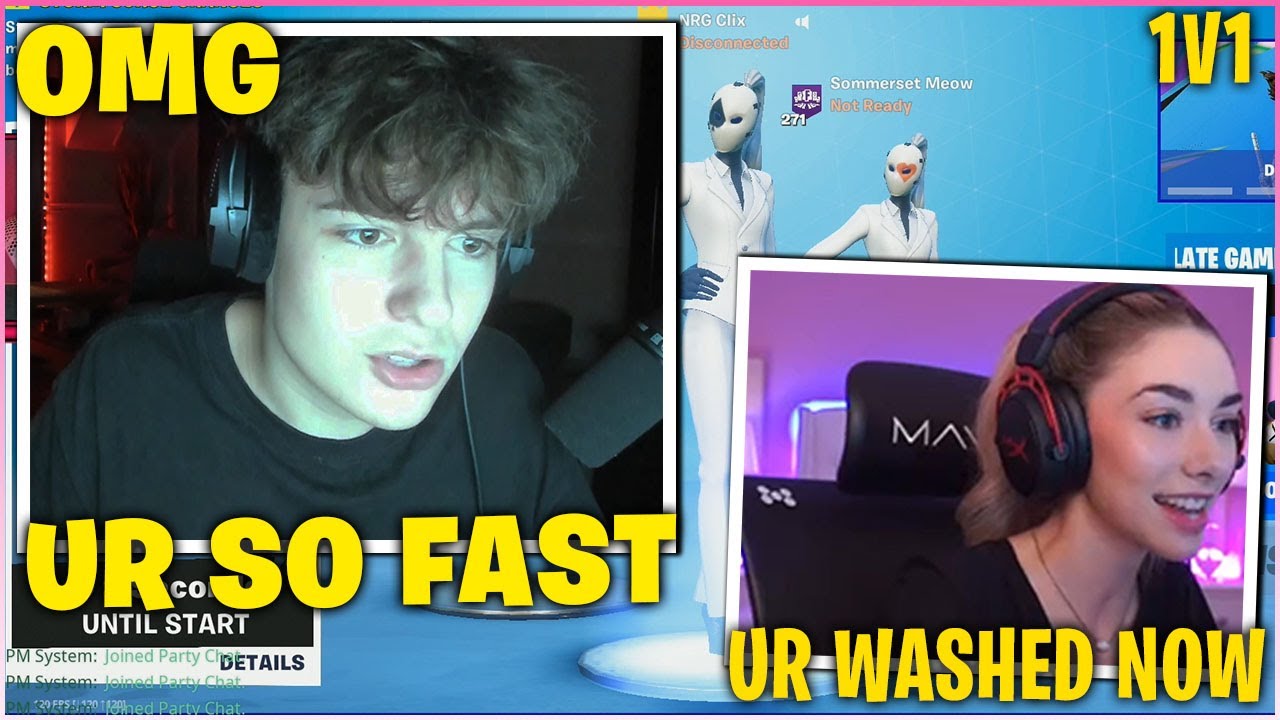 CLIX In Disbelief After SOMMERSET Flexes MAX Speed Editing In 1v1 ...