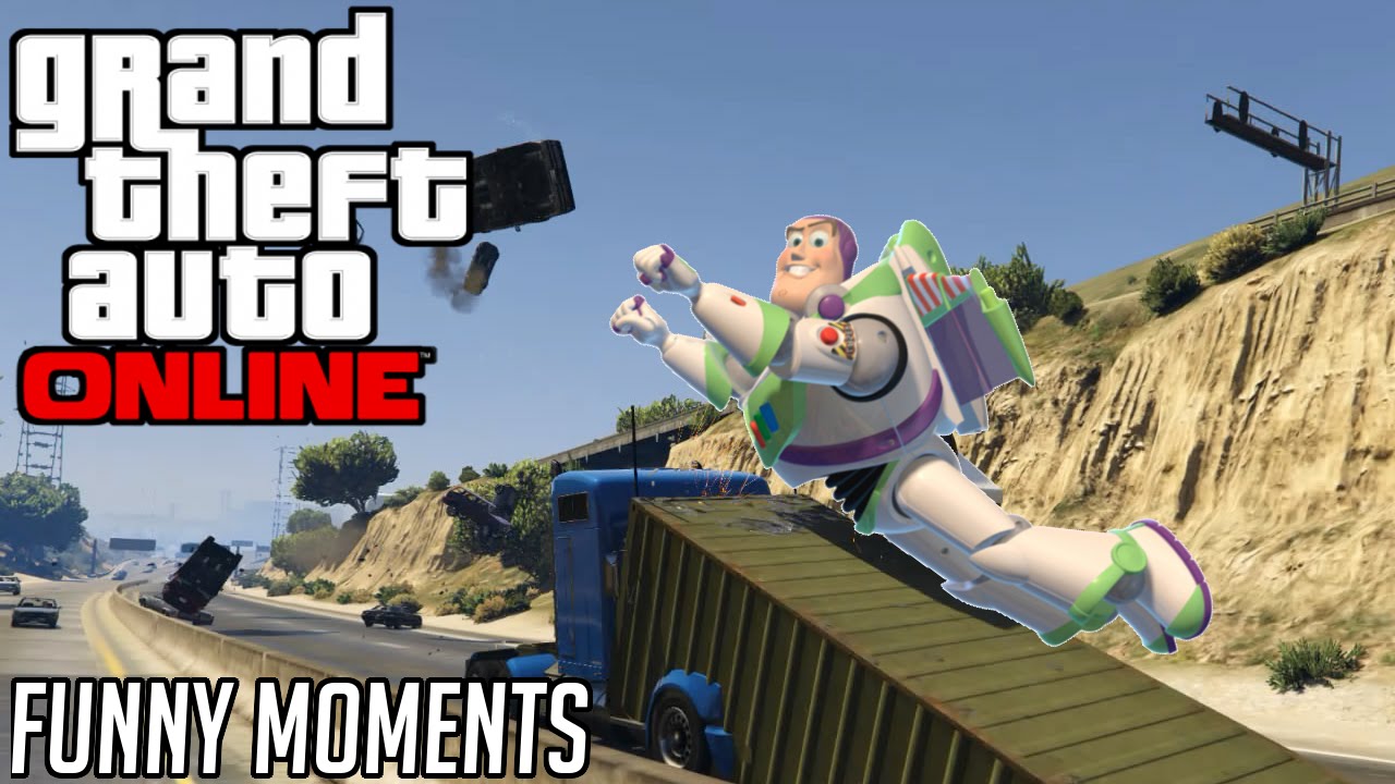 GTA ONLINE FUNNY MOMENTS - TO INFINITY AND BEYOND (i5 3330 GTX 970 ...