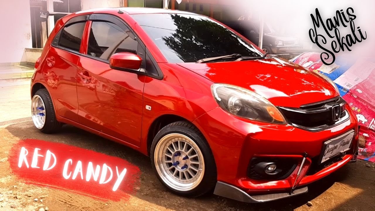 FULL REPAINT HONDA BRIO MERAH PERMEN | CANDY RED | DESIGN & PAINT OTO ...