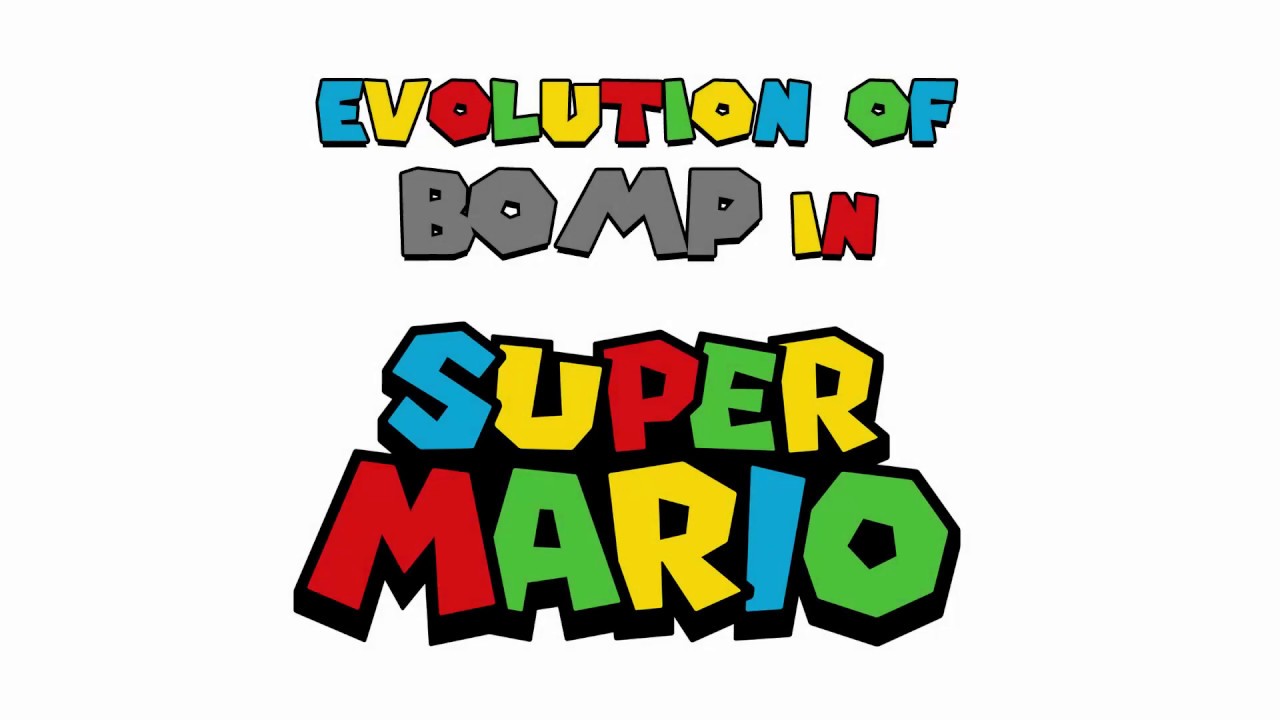 Evolution of Bomp in Super Mario Games (1996 - 2010) - YouTube