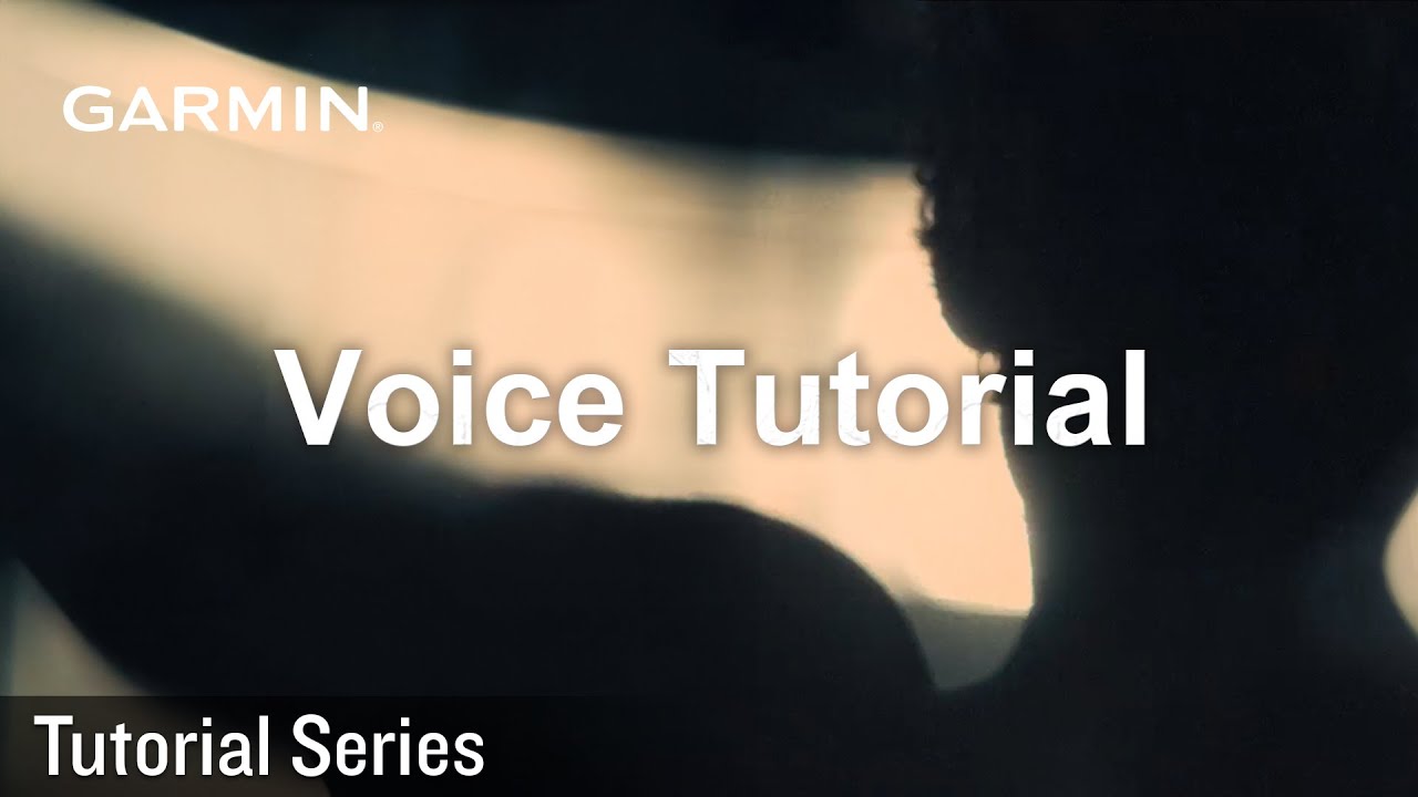 Tutorial - Garmin Smartwatches: Voice Tutorial - YouTube
