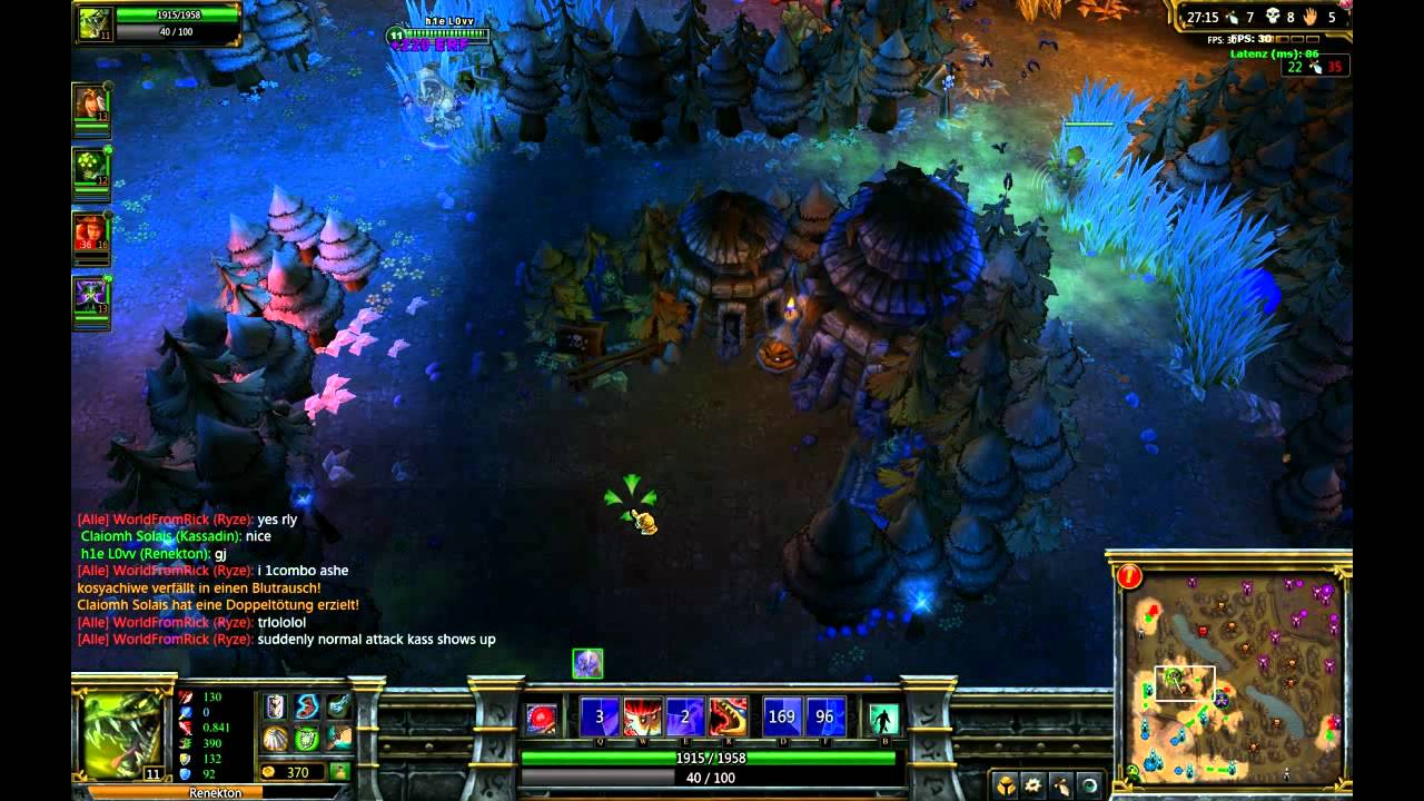 LP League of Legends - Game nine - Renekton [German] - YouTube