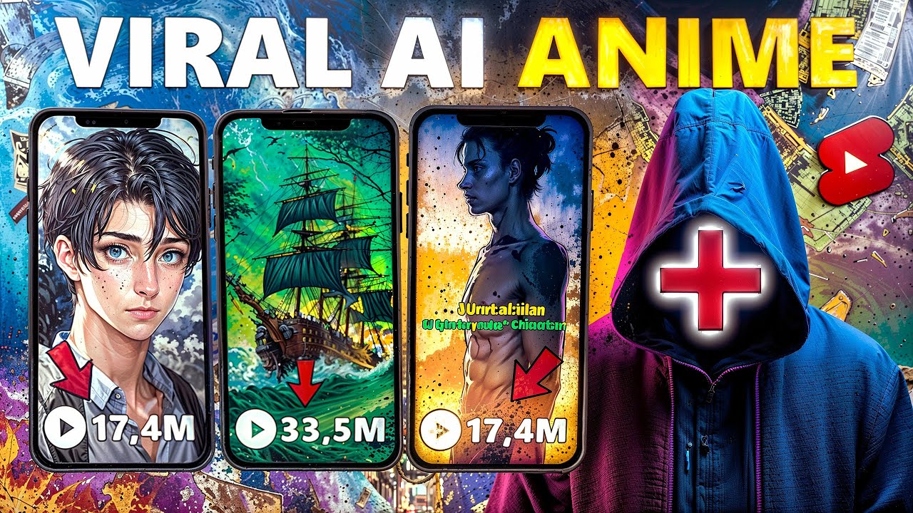 How I Make Viral MONETIZABLE Faceless Youtube AI Shorts Anime Videos ...