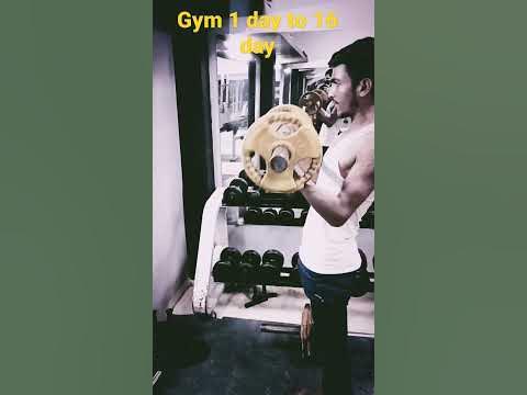 my gym day 1 to 16 days body skinny waight 46kg - YouTube