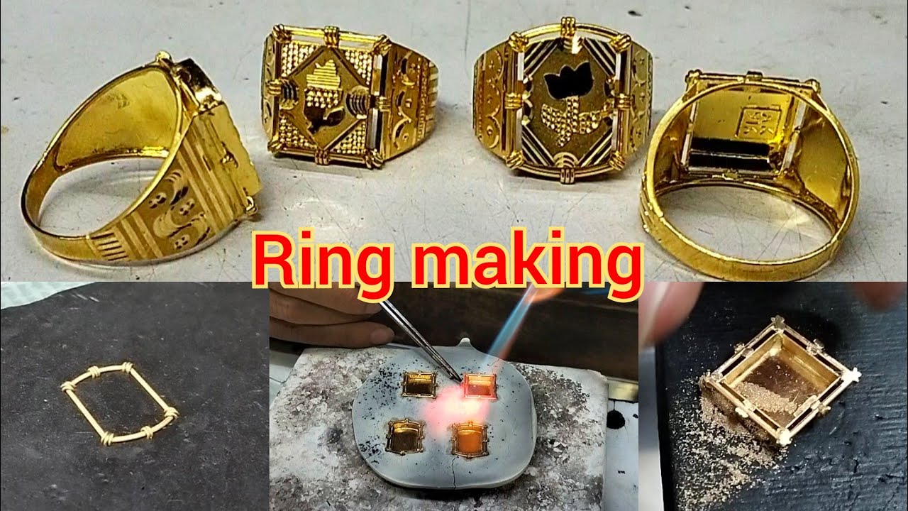 gold ring kaise banate hain | sone ki ring banane ka tarika | gold ring making process | 22k ...