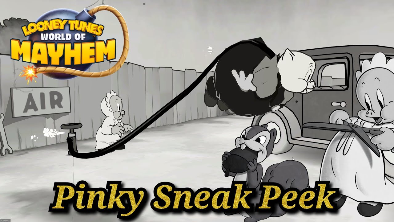 Pinky Sneak Peek in Looney Tunes World of Mayhem - YouTube