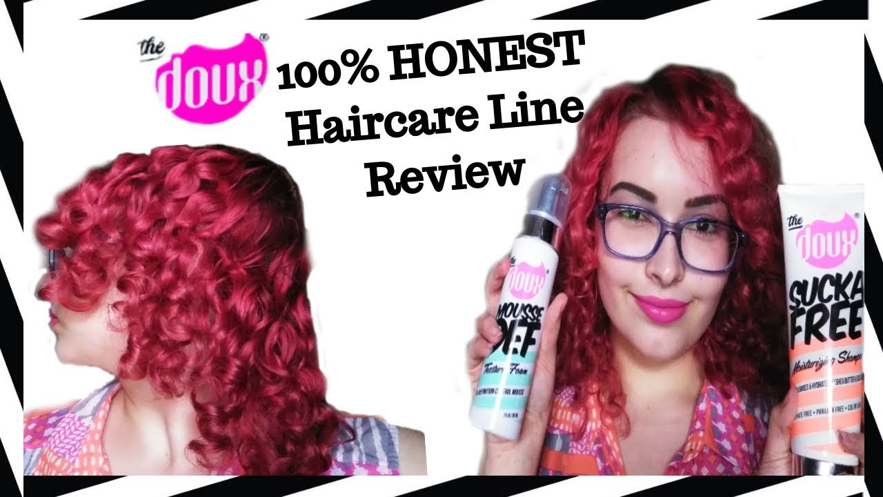 100% HONEST Review of the NEW Doux Haircare Line| Crowned Goddess - YouTube