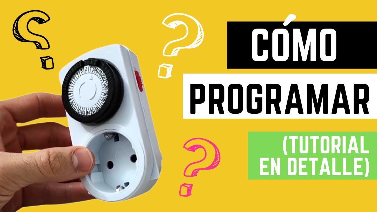 CÓMO Programar ENCHUFE TEMPORIZADOR analógico ⏰ - YouTube