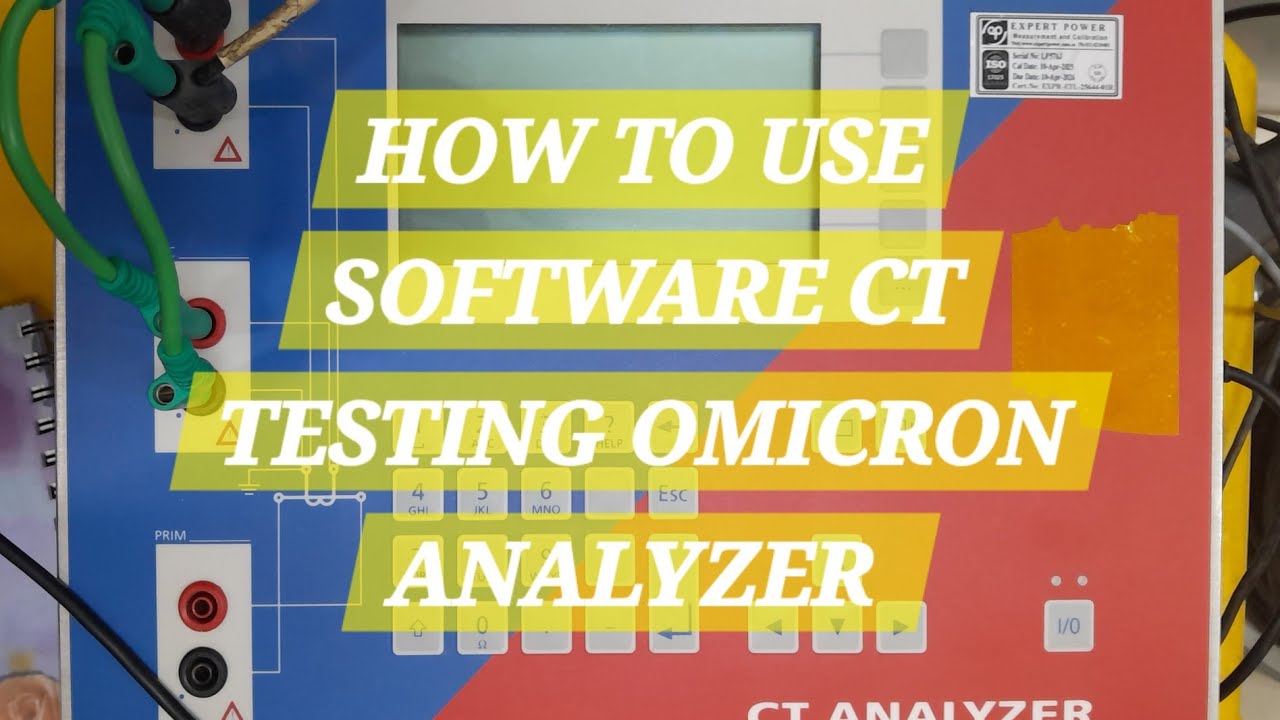 CT ANALYZER SOFTWARE 4 HOW TO USE SOFTWARE OF OMICRON CT ANALYZER FOR ...