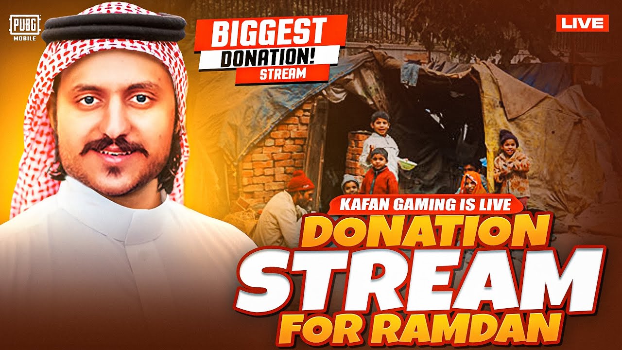 Biggest Donation Stream for Ramdan 🔥 Need Everyone To Join Us 🔥 - YouTube