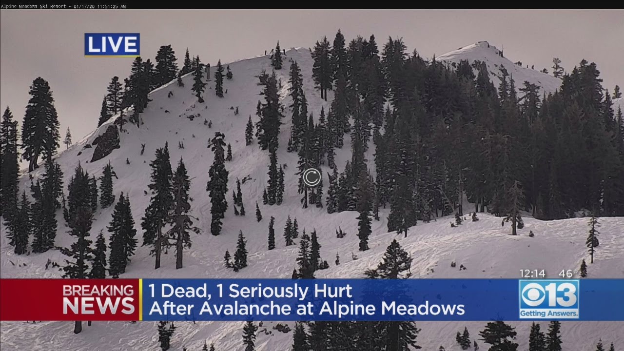 1 Dead In Avalanche At Alpine Meadows - YouTube