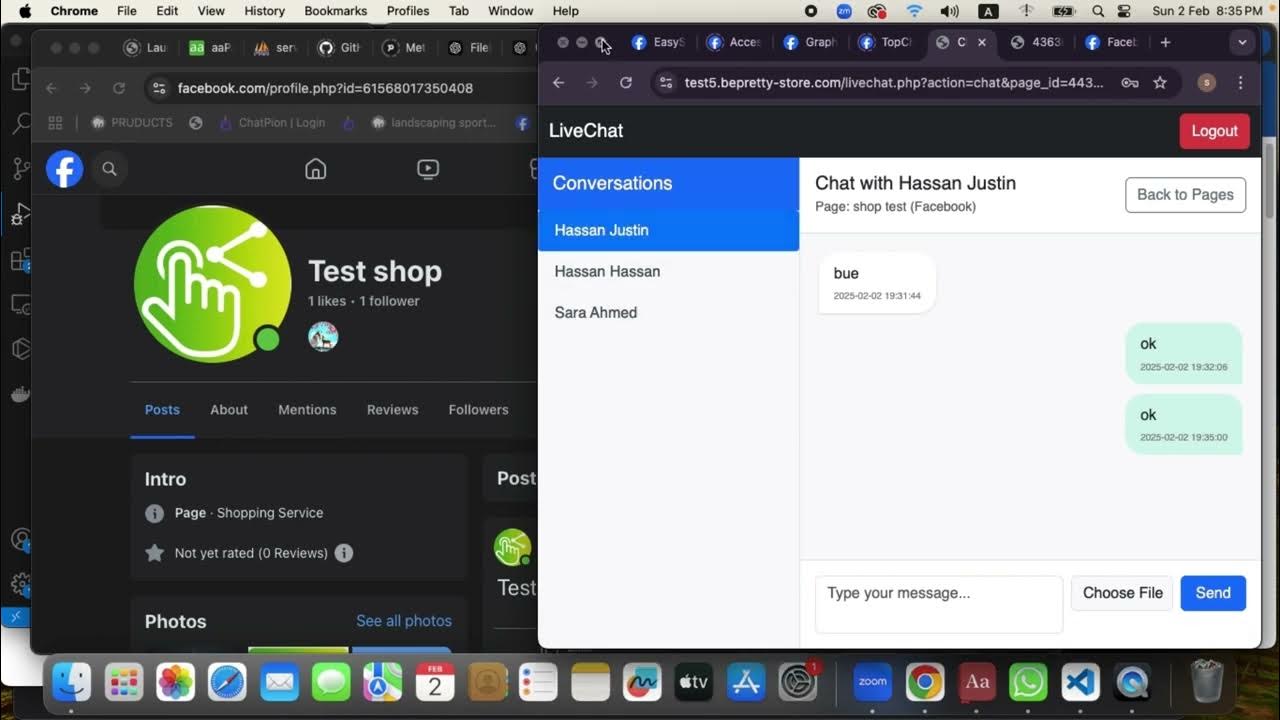 Simple Live Chat for Facebook & Instagram - YouTube