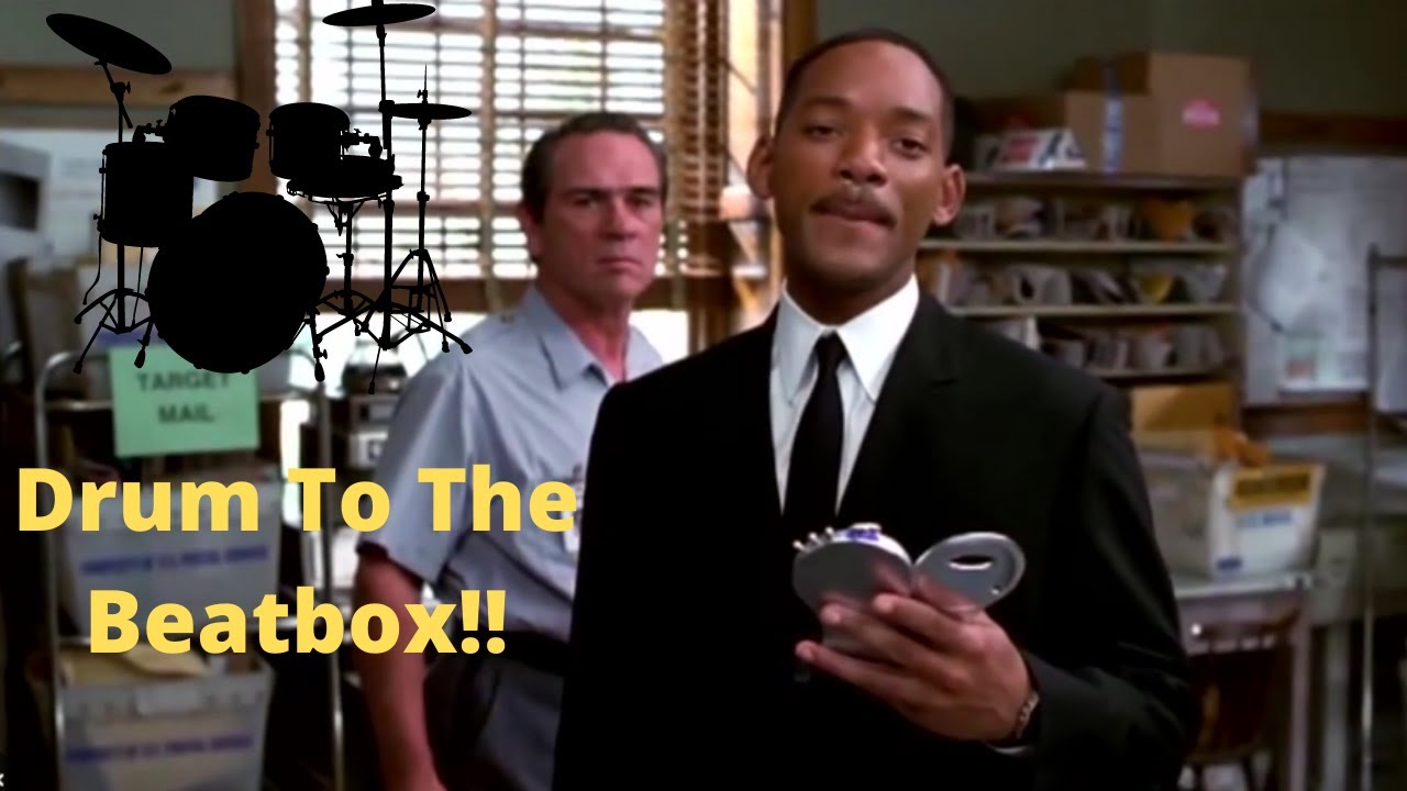 Drumming To Men In Black Beatbox Scene (RIP Biz Markie) - YouTube