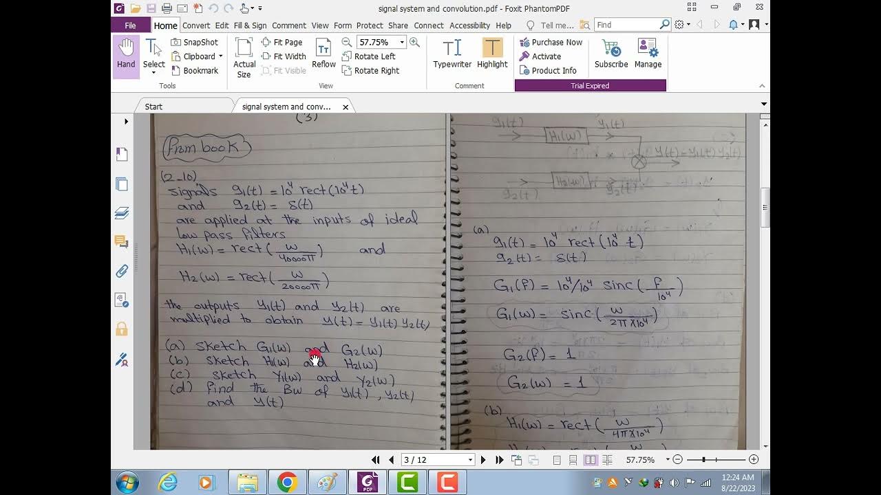 Signal Analysis - System and Convolution - YouTube