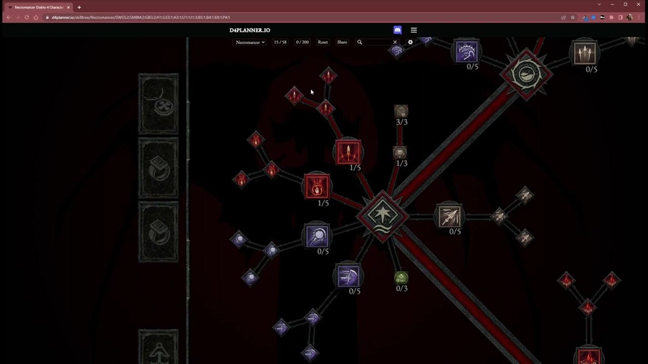 Necromancer Skill Tree & Blood Build - Diablo IV - YouTube