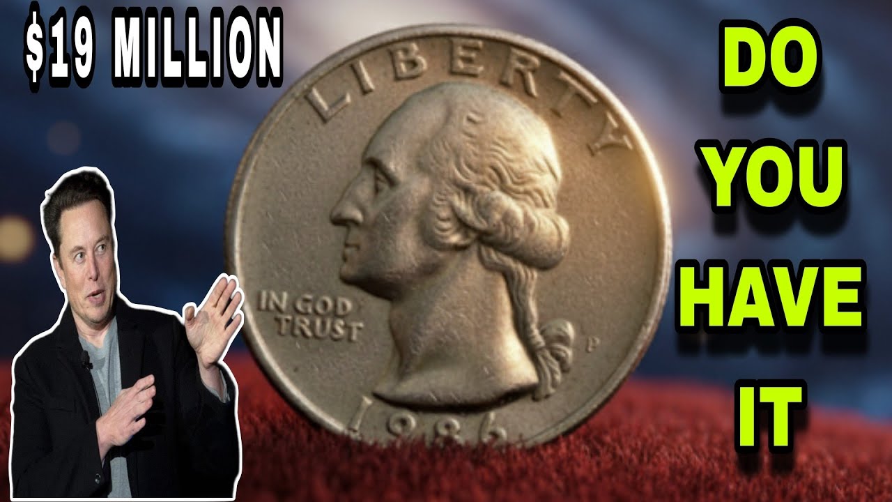 Rare 1986 USA Quarter Dollar Coin Worth Millions – Don’t Spend It look ...