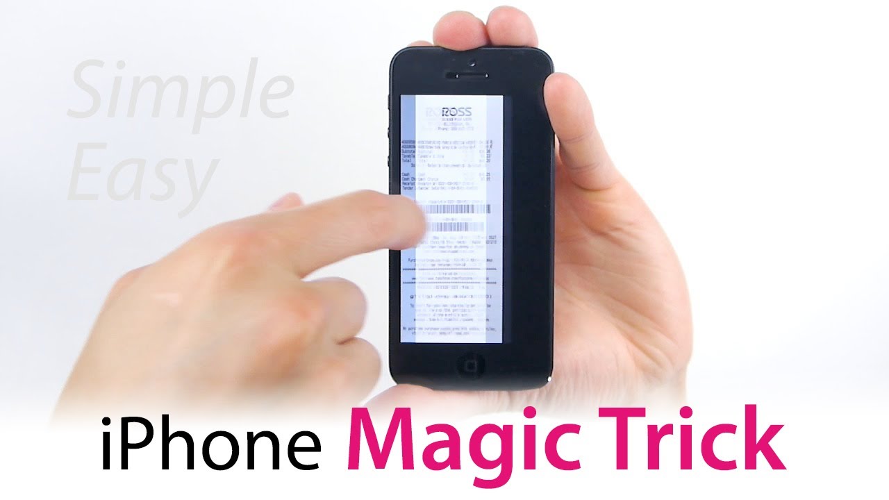 Simple & Easy iPhone, iPod MAGIC TRICK Tutorial - YouTube