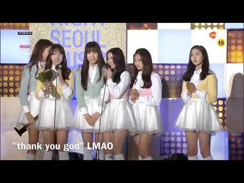 IDOL REACTION AT EUNHA GFRIEND SPEECH IS THE CUTENEST EVER SINCE 2015 .BTS EXO etc reaction