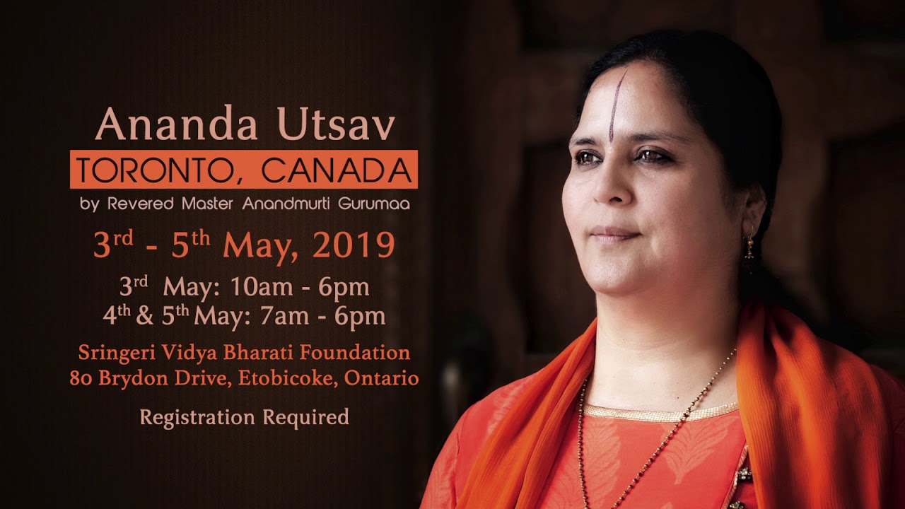 Ananda Utsav in Toronto, Canada | Anandmurti Gurumaa (English) - YouTube