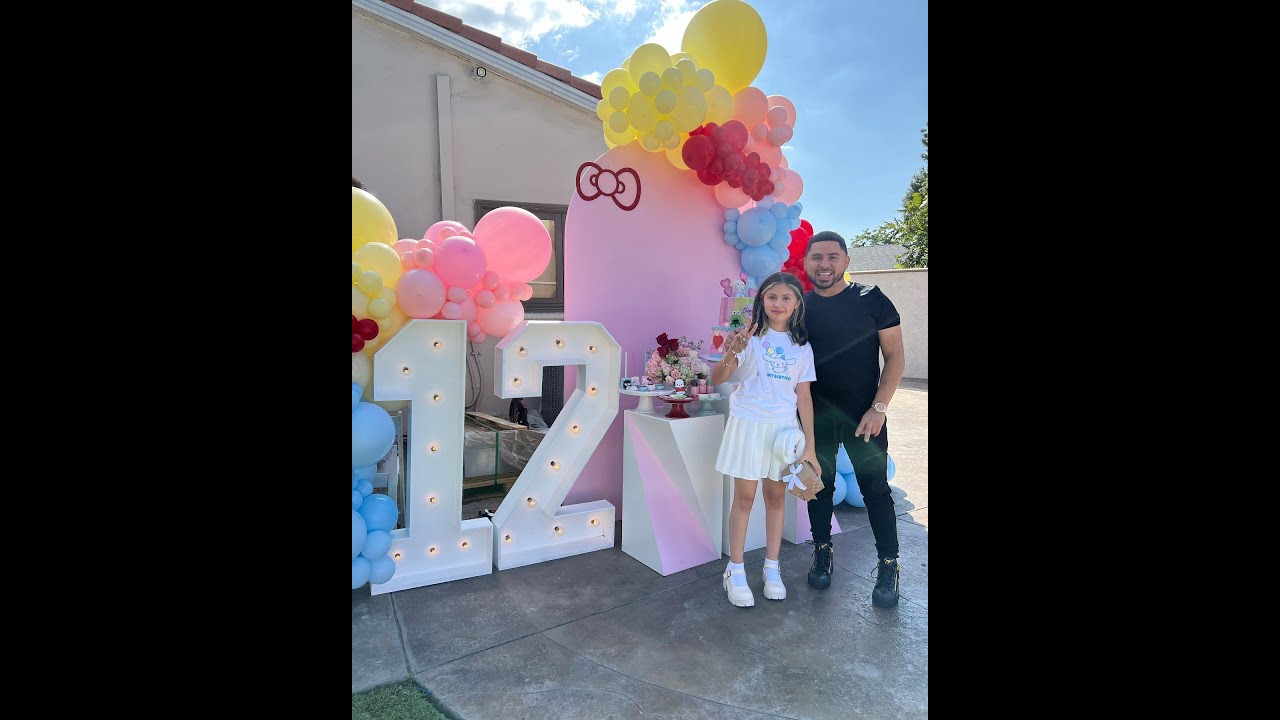 🎂Larry hernandez &Kenia celebran el cumpleaños de su hija Daleyza 12 ...