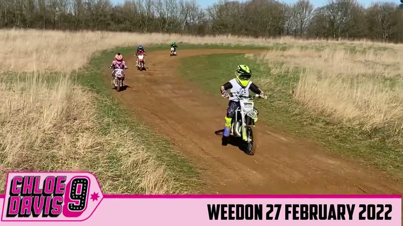 Weedon MX junior oval track - YouTube