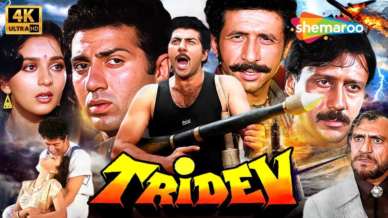Tridev 1989 Full Movie - Sunny Deol, Madhuri, Jackie and Nasaruddin's Most Iconic Action Film in ...