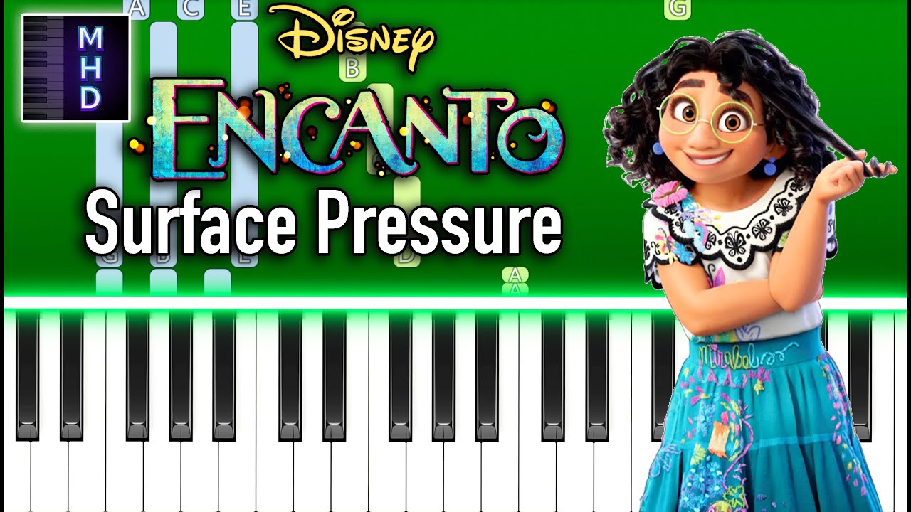 Jessica Darrow - Surface Pressure (From Encanto) - Piano Tutorial - YouTube