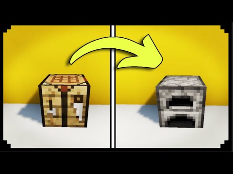 How to make a WORKSTATION in Minecraft ‼ - YouTube