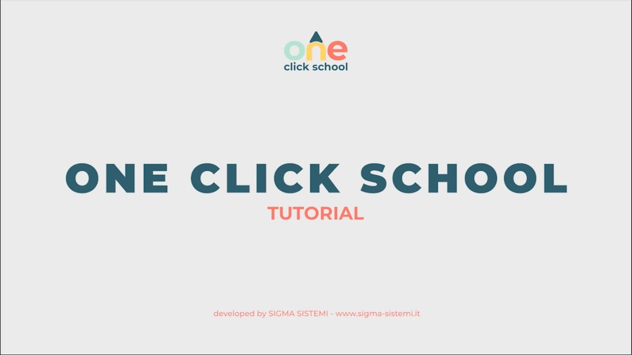 One click School - COME UTILIZZARE L'APP! - YouTube