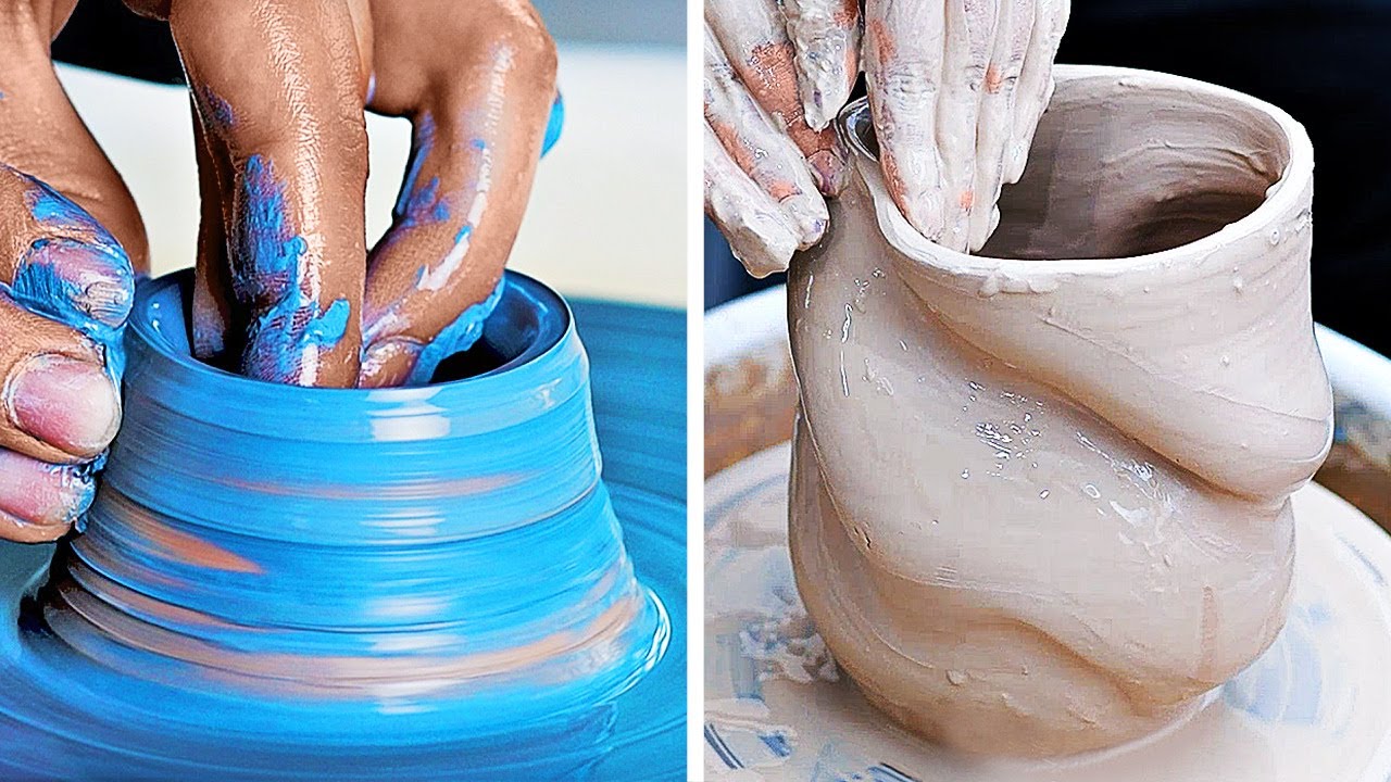 Mesmerizing Clay Pottery Tricks || Satisfying Crafts And DIYs - YouTube