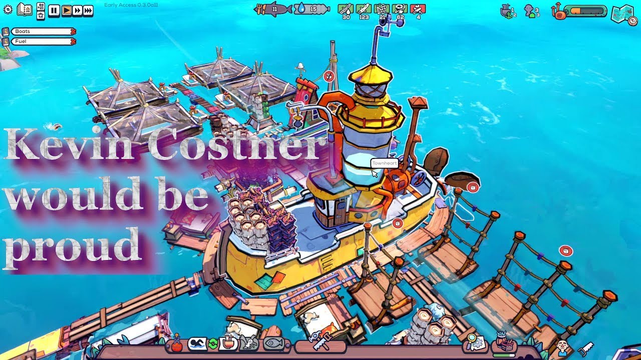 Flotsam gameplay - Big update - World Update - Survival raft city ...