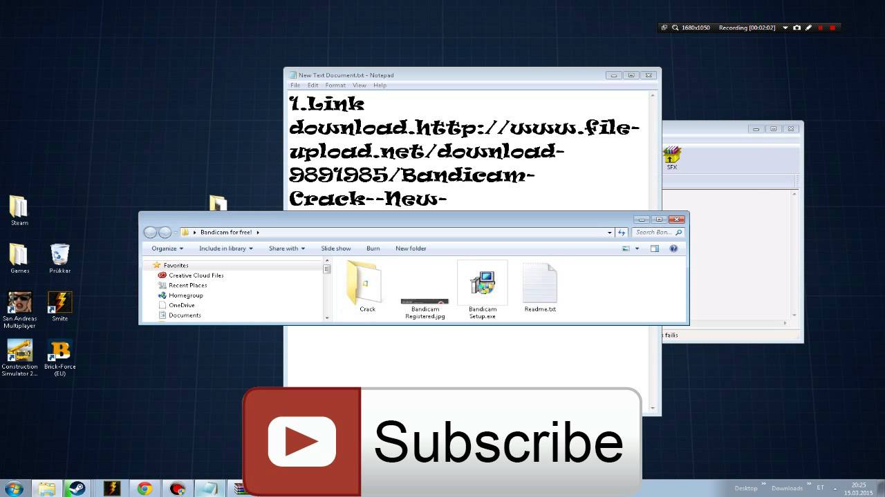 How to download bandicam full version - YouTube