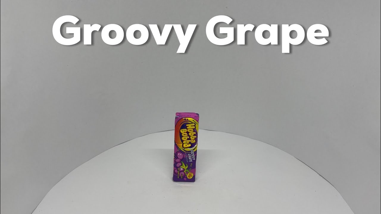 Hubba Bubba Groovy Grape Bubble Gum - YouTube