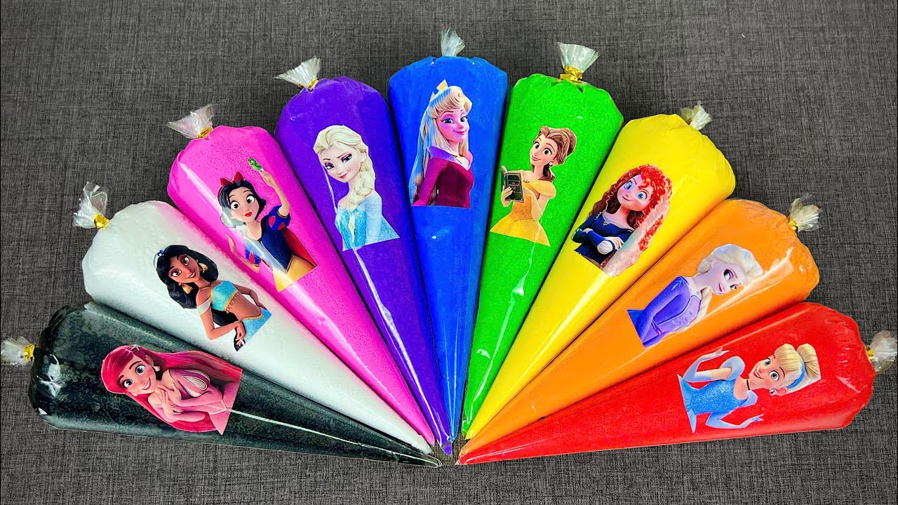 Disney Princesses Slime - YouTube