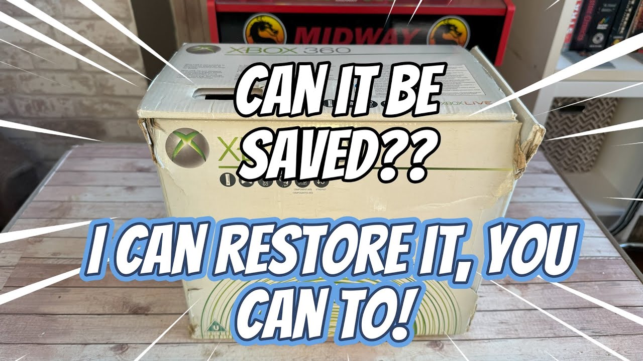 DIY Restoration Retro console box: Bringing an Old Xbox 360 Box Back to ...