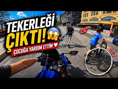 Bisikletle kaza yaptı uzun hali 