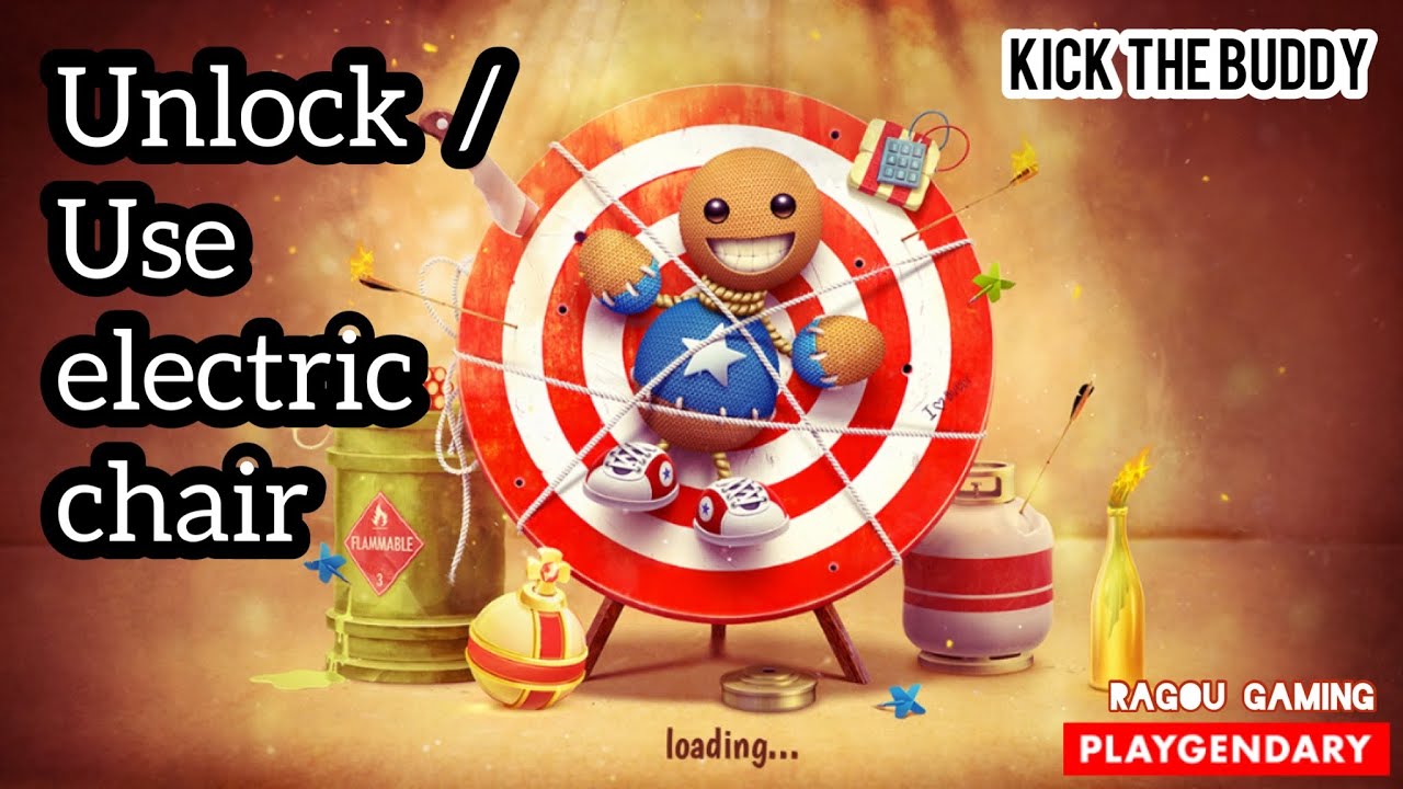 How to unlock / use electric chair in Kick The Buddy - YouTube