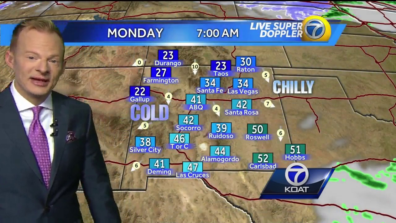 Byron Morton's Sunday Weather Forecast - YouTube